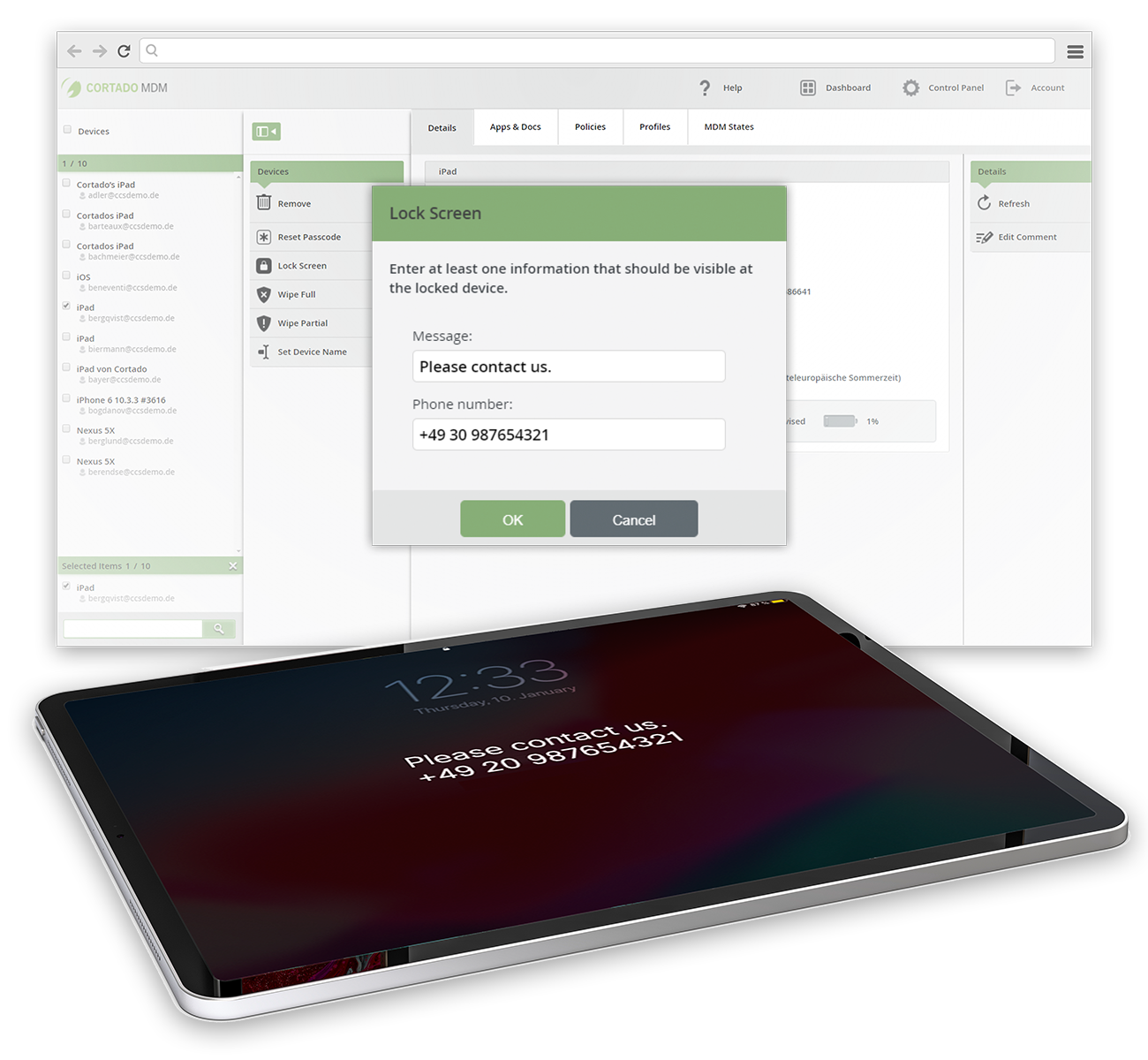 Cortado MDM – Mobile Device Management Made Easy